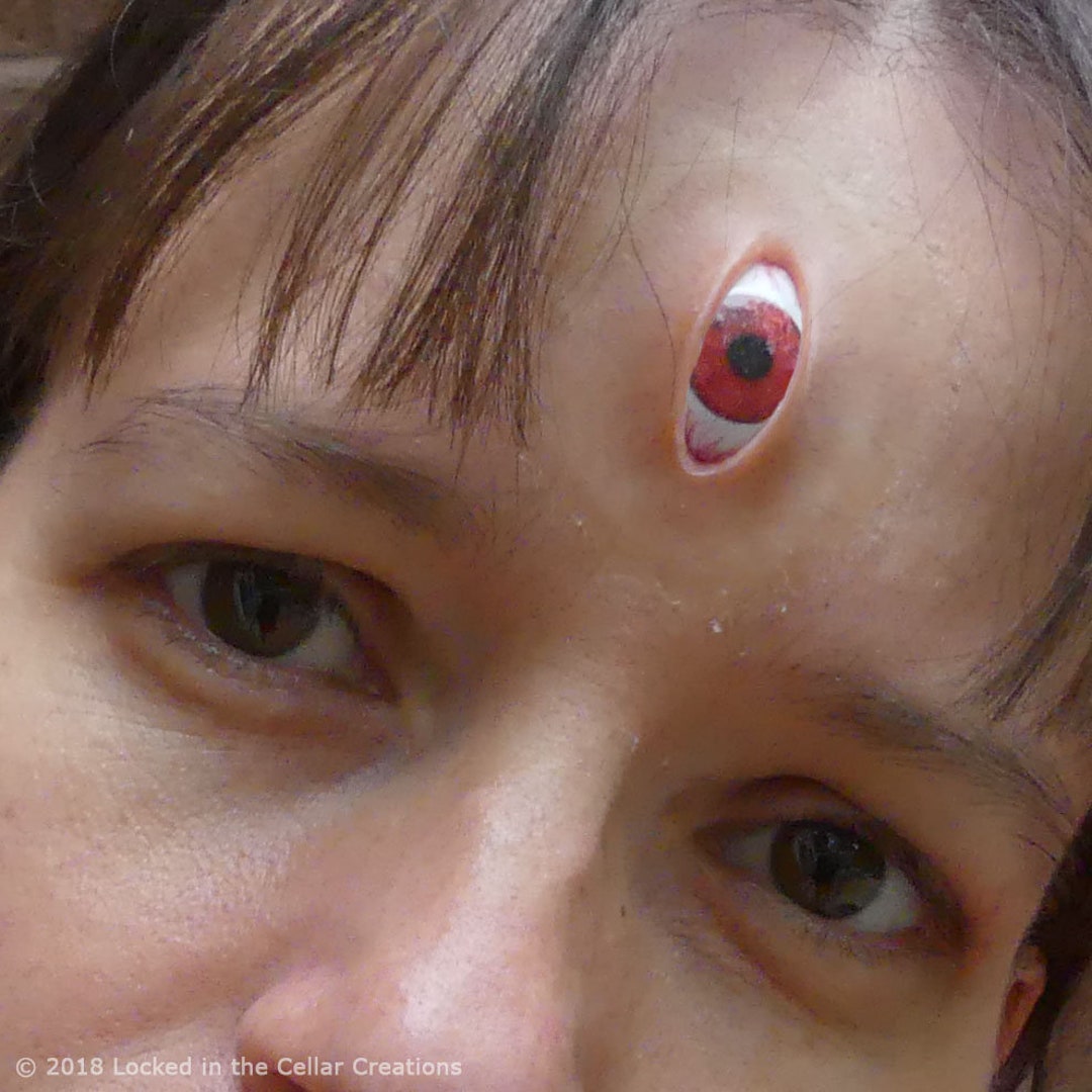 Narrow Vertical Third Eye Prosthetic With Glossy Eye Insert - Etsy