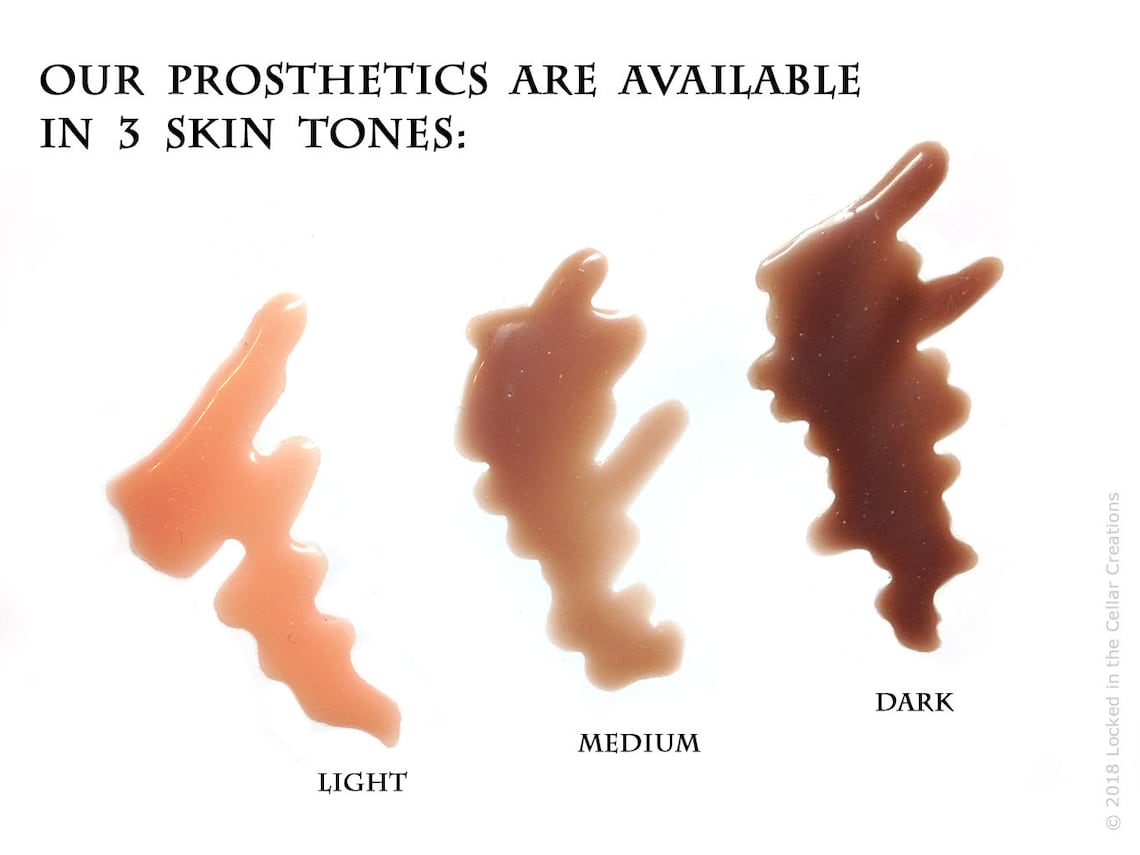 Full Reptile Prosthetic Set lizard / Snake / Iguana Fantasy | Etsy