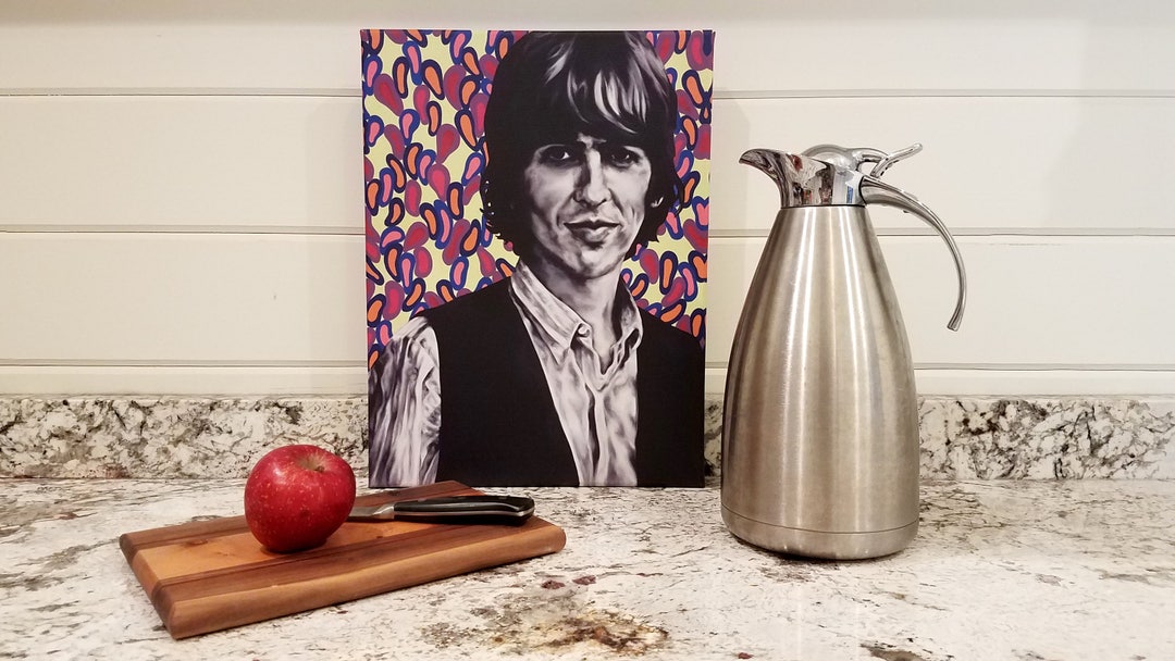 George Harrison Art, Beatles Gift, Bealtes Print, Canvas Print, Fine ...