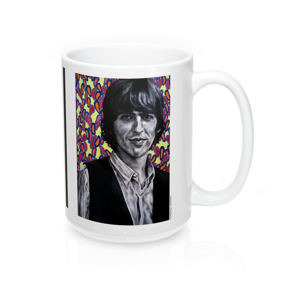George Harrison Mug, Beatles Gift, Beatles Mug, Rock and Roll Art ...