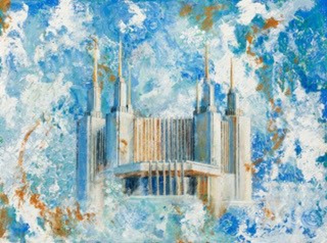 Washington DC Temple. Unique Print by Jolynn Forman. Low Shipping! - Etsy