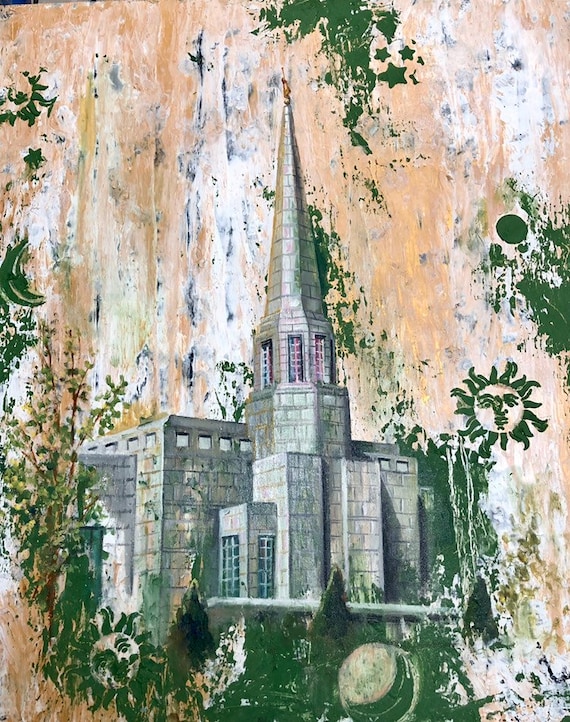 New Preston England LDS Mormon Temple Art. Beautiful and | Etsy