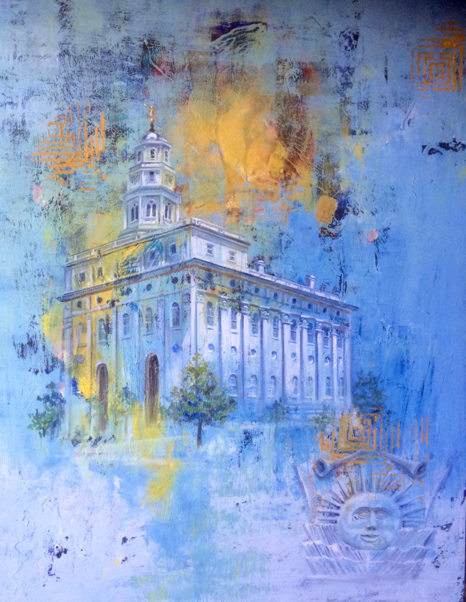 Nauvoo LDS Mormon Temple Art. Beautiful and Unique Canvas Print for ...