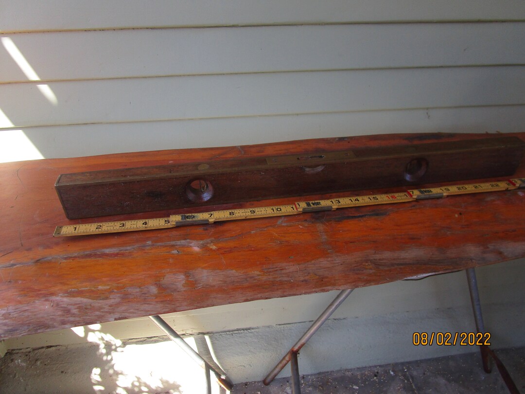 Stratton Brothers Number 11 1/2 24 Inch Brass Bound Rosewood Level Nice ...