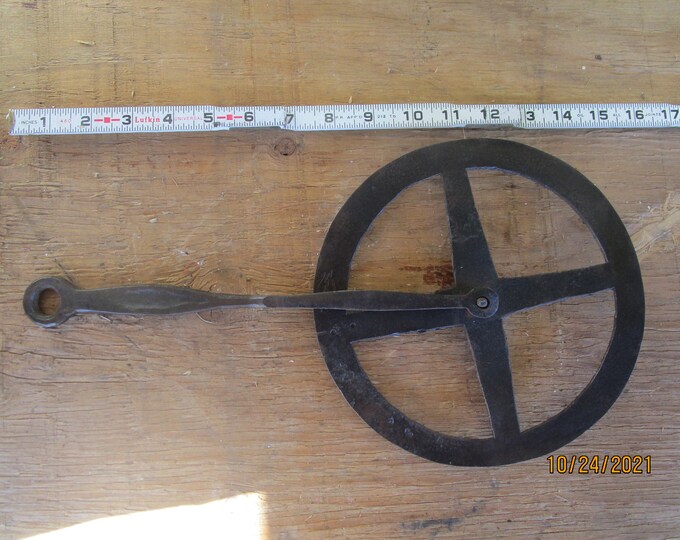 Hand Forged Blacksmith Traveler Measuring Wheel - Etsy