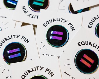 Equality Lapel Pin 3/4 Diameter EF-JWL-L-00026 - Etsy