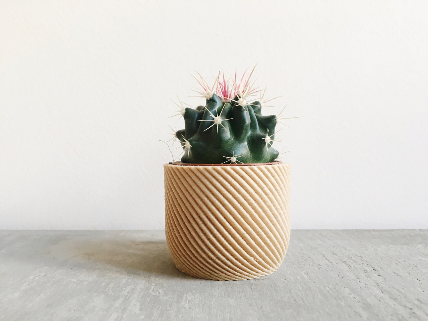 Set of 3 Small Geometric Indoor Plant Pots Original Planter | Etsy