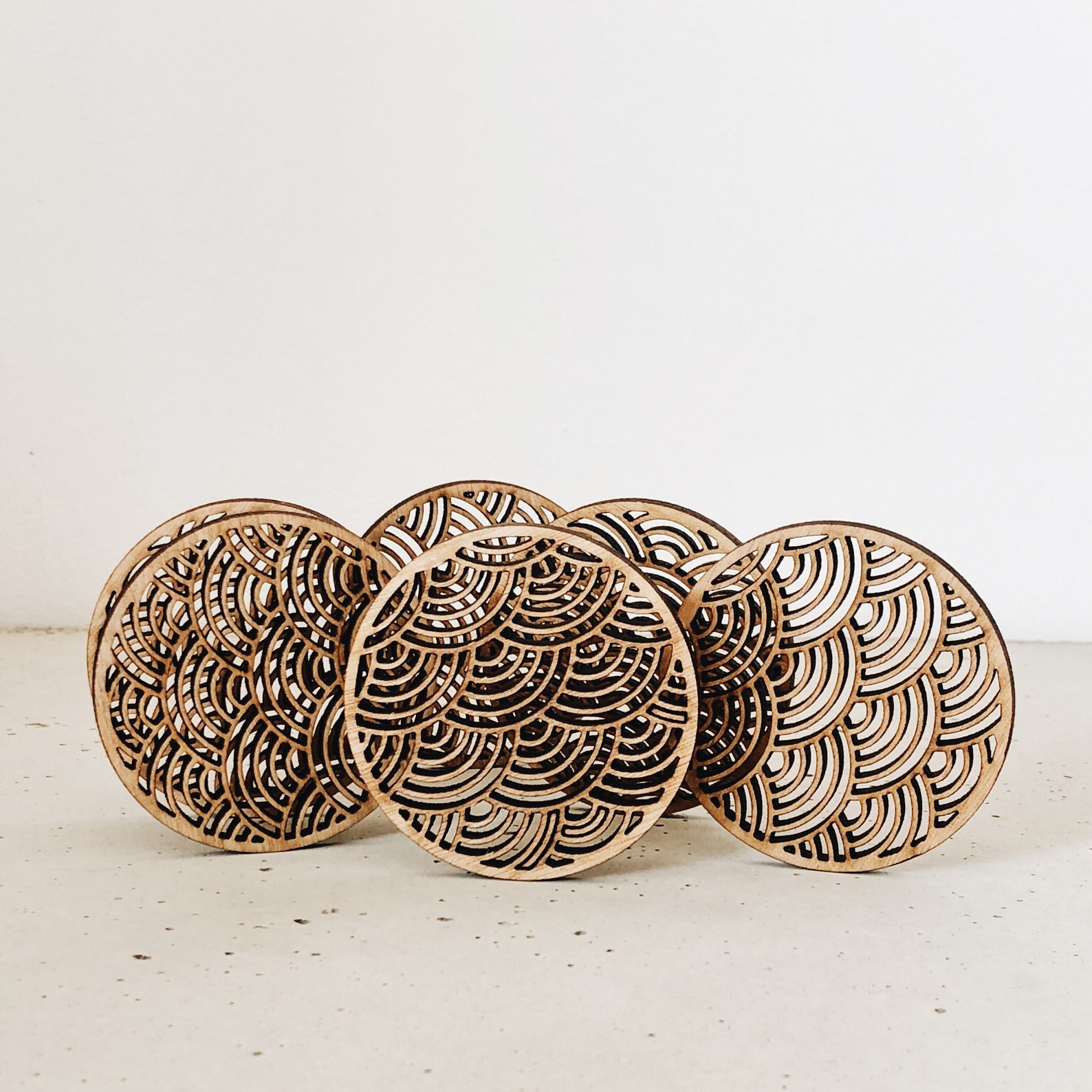 Set of 6 Coasters FUJI - Etsy