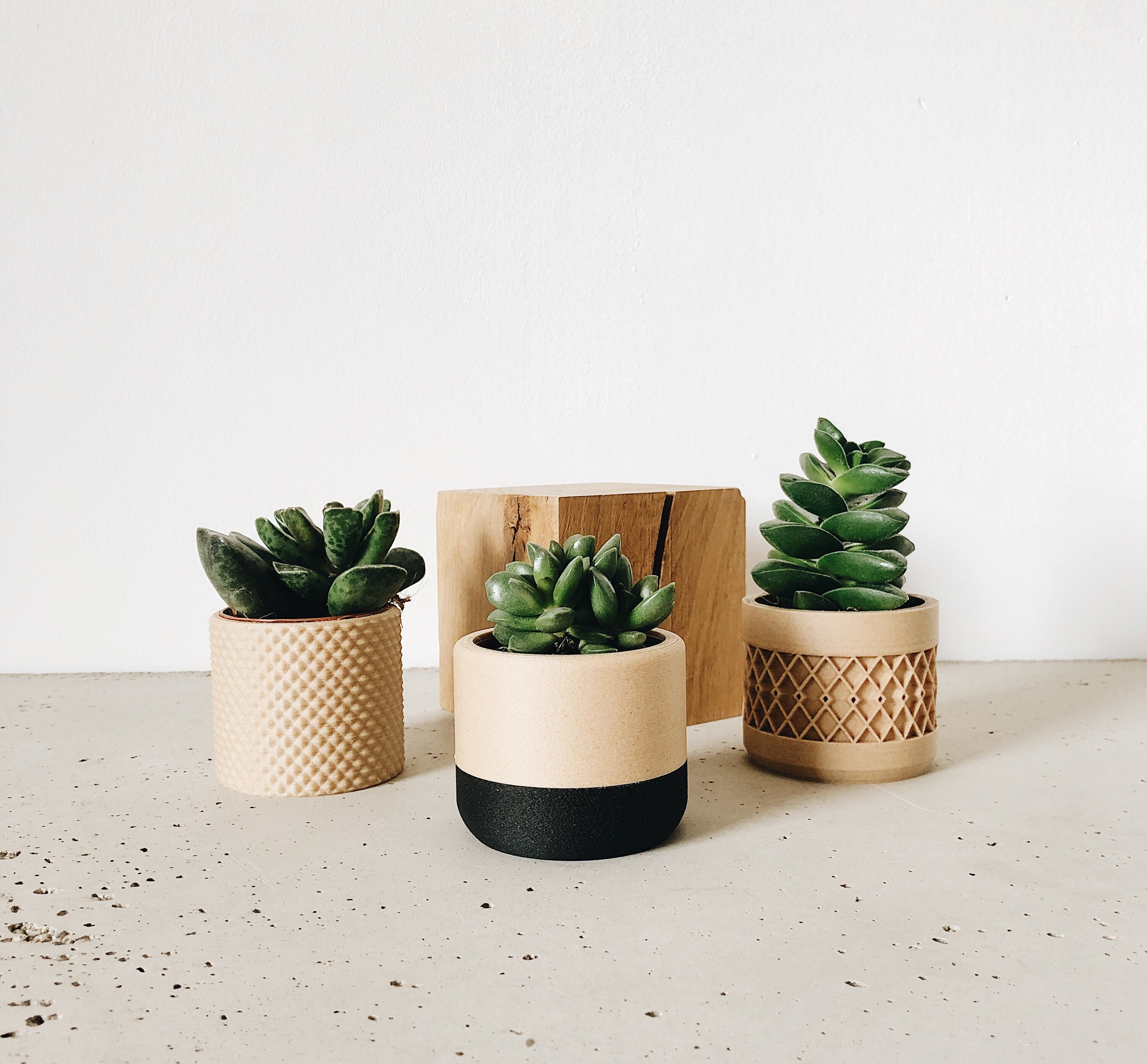 Set of 3 indoor planters for plant lovers | Etsy