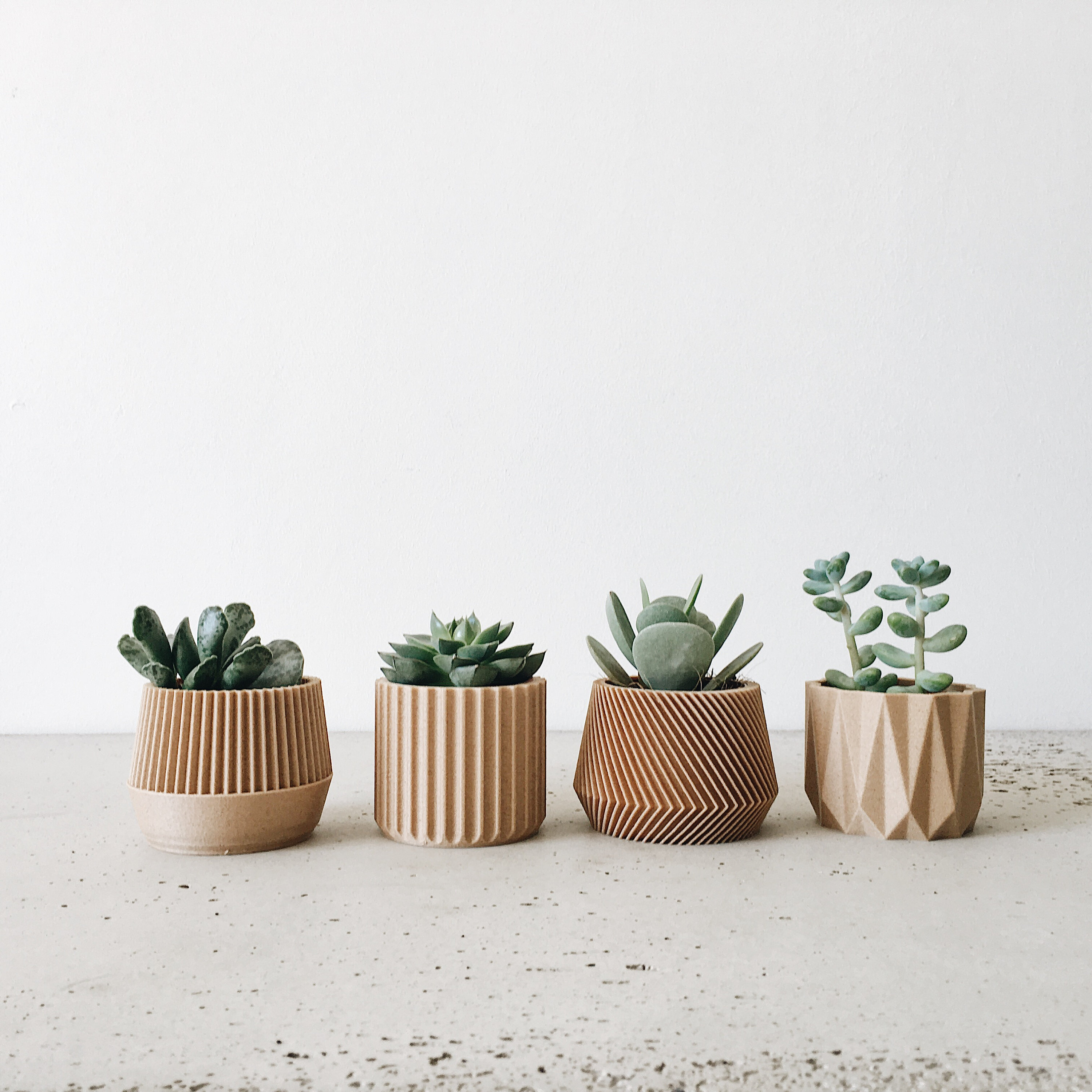 Set of 4 Small Indoor Planters Original Planter Gift - Etsy UK