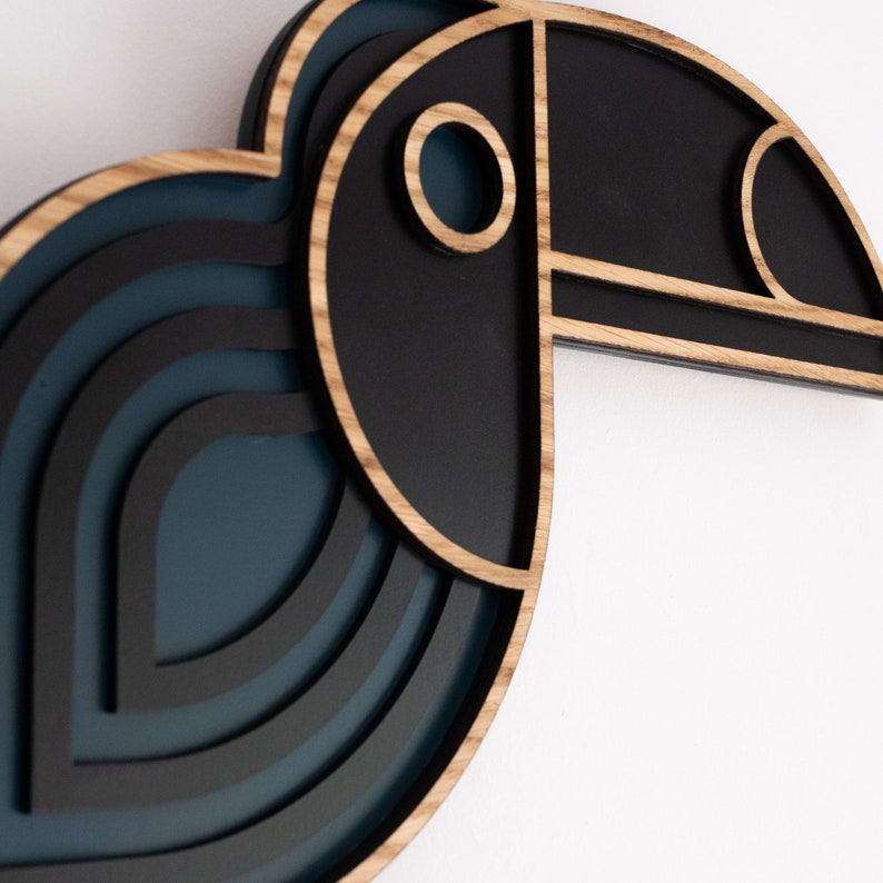 Toucan Wall Sculpture Original Home Decor Gift - Etsy