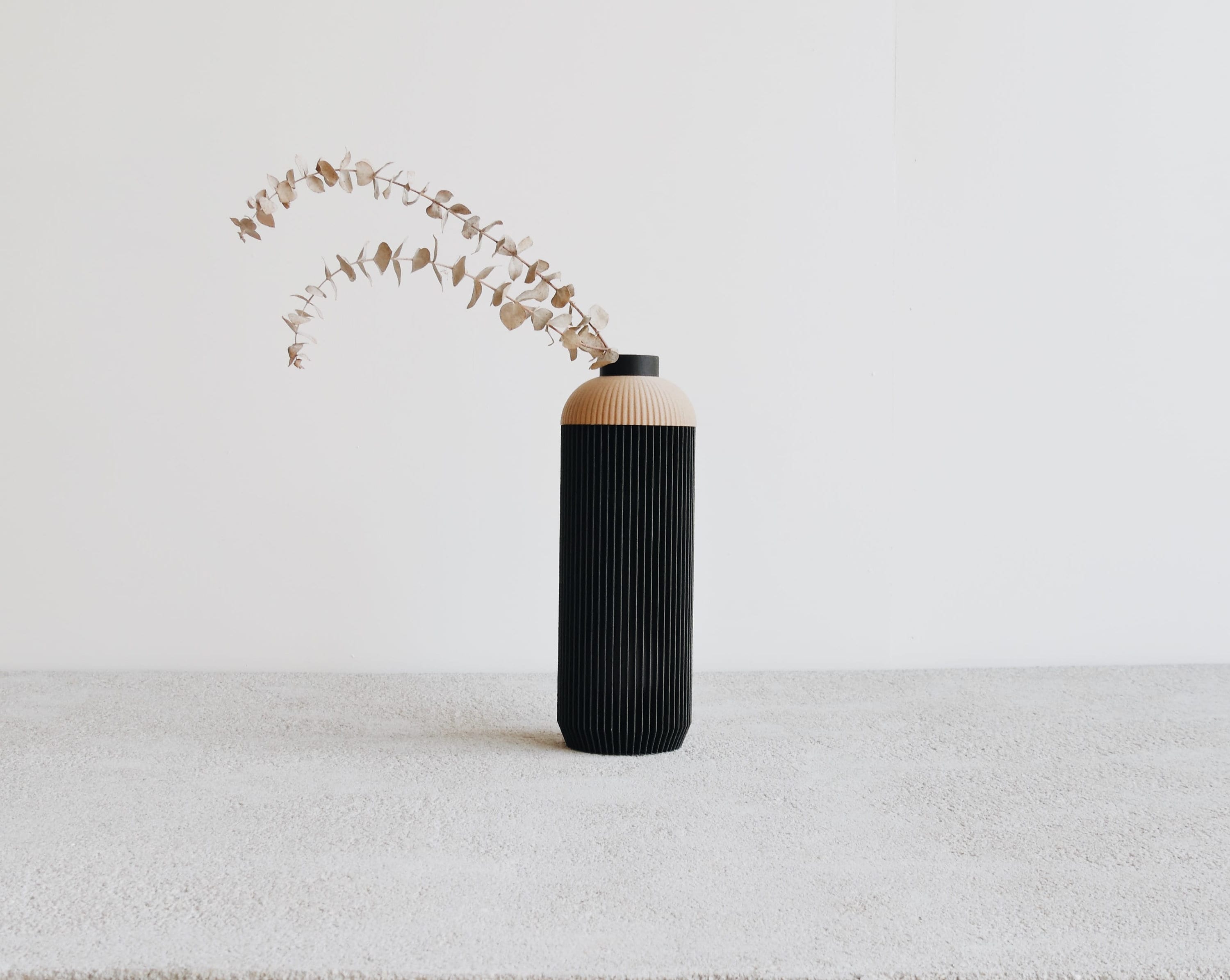 ONDE Vase - Minimalist Wooden Vase Perfect for Fresh or Dried Flowers ...