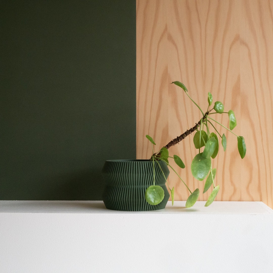 Green Indoor Wood Planter ITO Perfect for Any Indoor Planter and Home ...