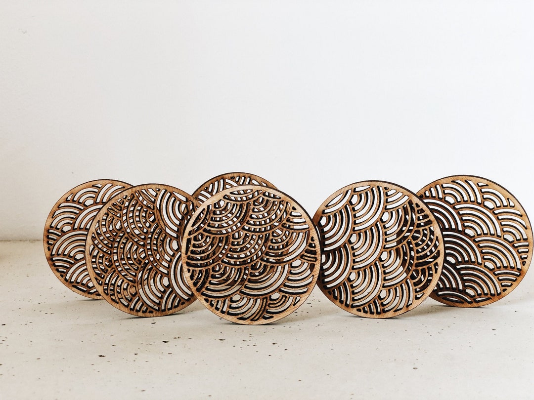 Set of 6 Coasters - FUJI - Etsy