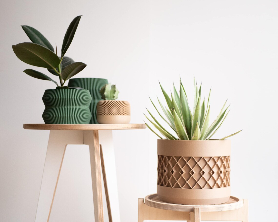 Large Indoor Planter AZTEK Original Gift for Plant Lover - Etsy