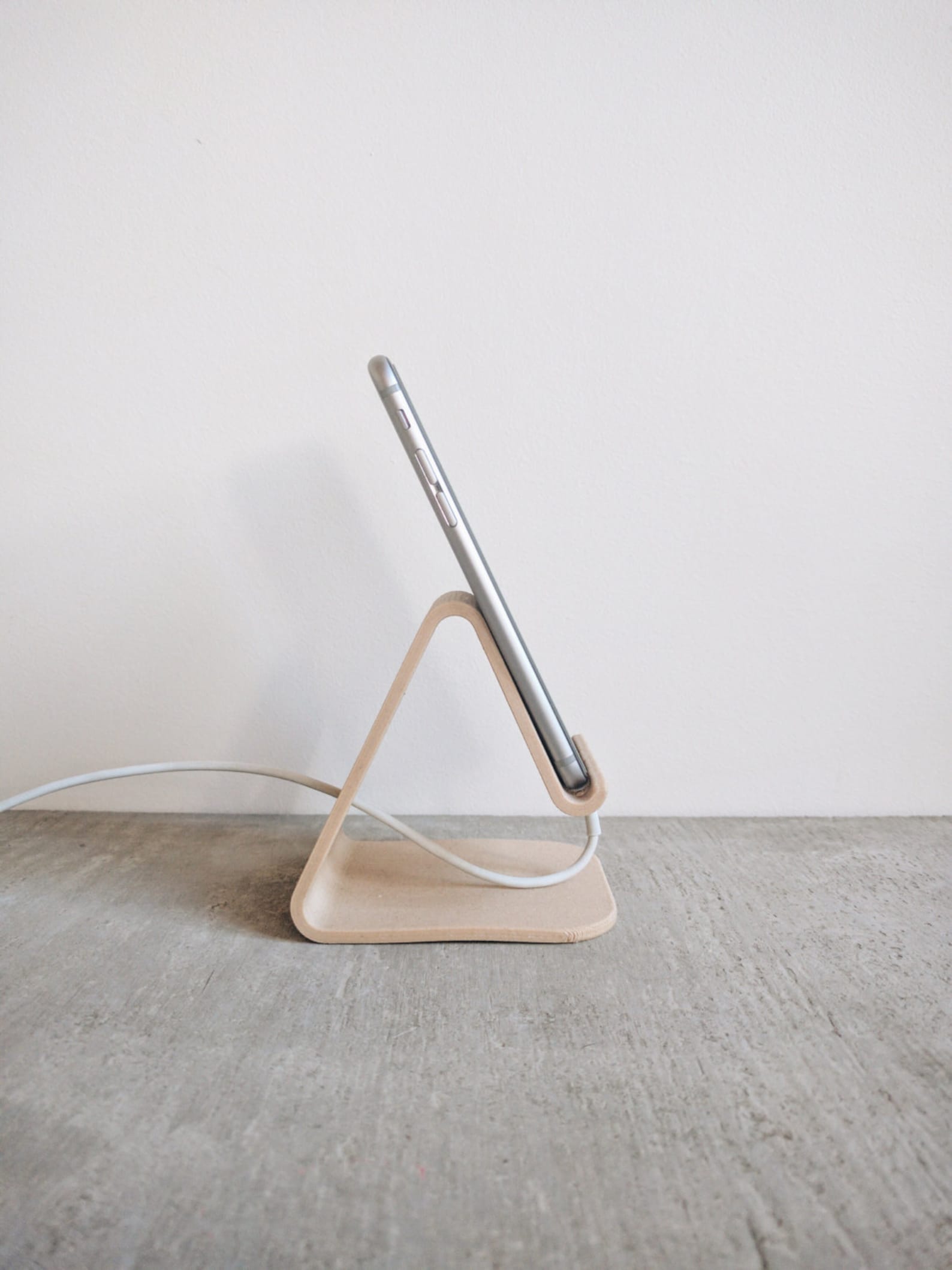 Dock Stand Smartphone iPhone Desk Organizer Printed in Wood Gift Idea ...