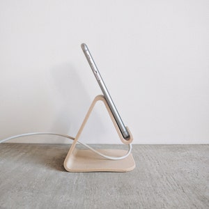 Dock Stand Smartphone iPhone Desk Organizer Printed in Wood Gift Idea ...