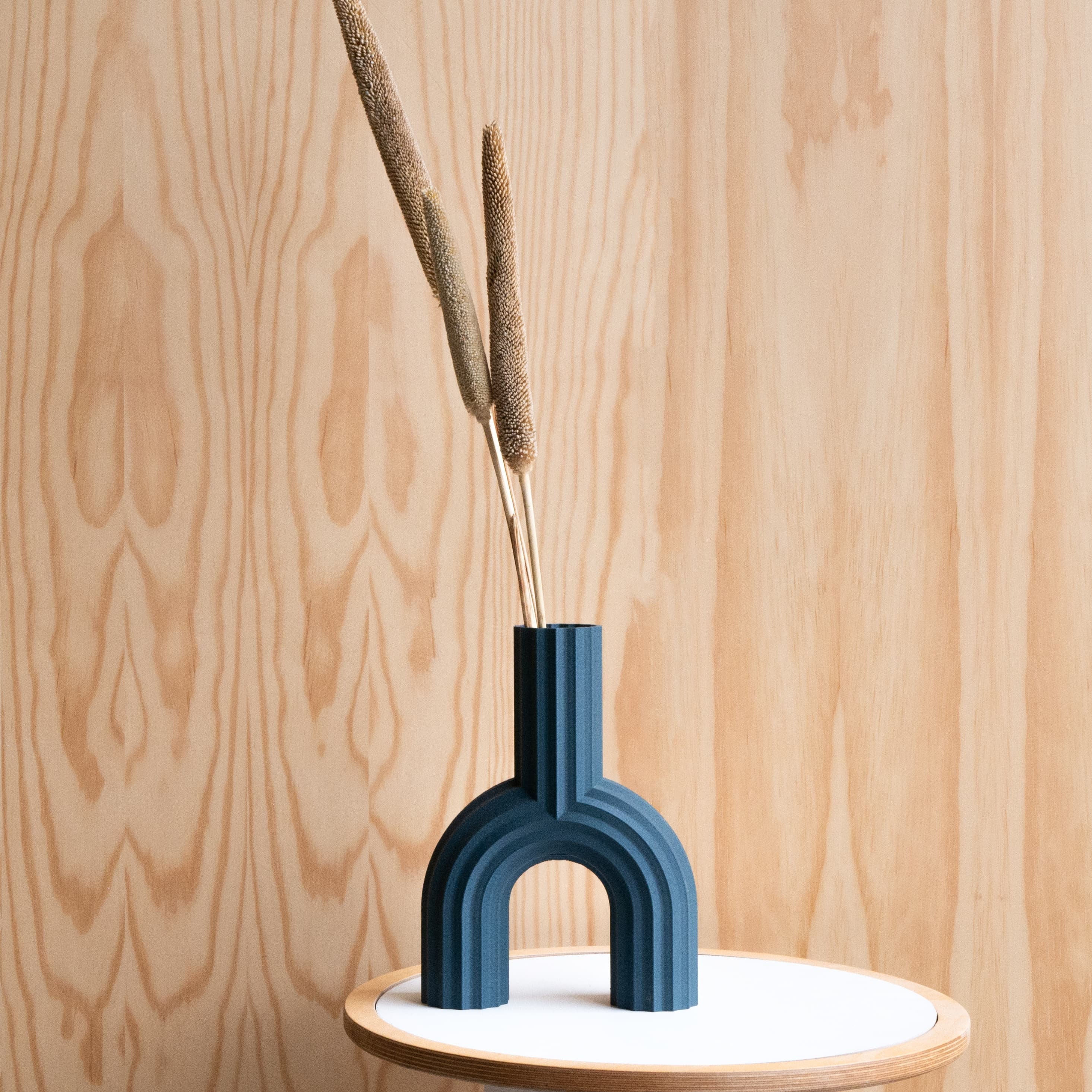 Blue Indigo Arch Vase Perfect for Dried Flowers - Etsy