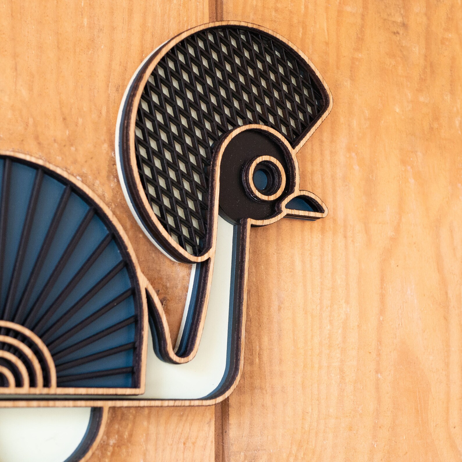 Peacock Wall Sculpture - Original Home Decor Gift - Etsy