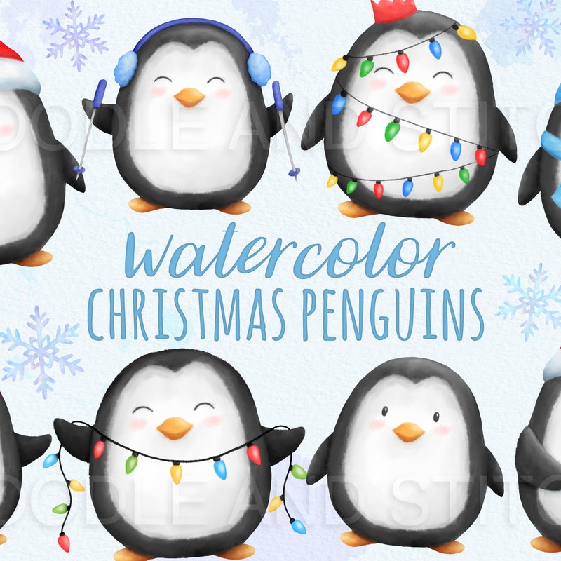 Penguin Clip Art - Etsy