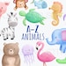 Alphabet Animals Clipart Set Watercolor A-Z Animals Clip Art - Etsy ...