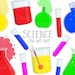 Science Clip Art Set, Fun Scientific Clipart, Science Experiment ...