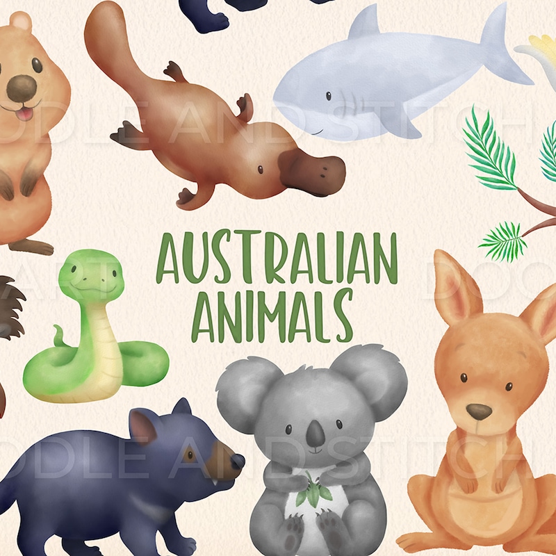 Animals Clip Art - Etsy