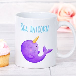 Narwhal Watercolor Clipart, Cute Watercolour Narwhal Illustrations ...