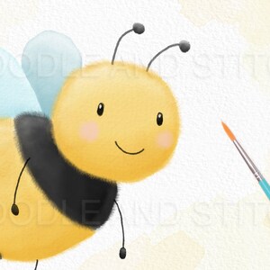 Watercolor Bug Clipart Illustrations, Cute Insect Clip Art Designs ...