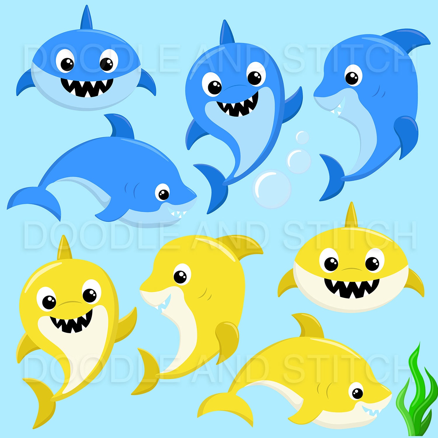 Cute Baby Shark Cartoon