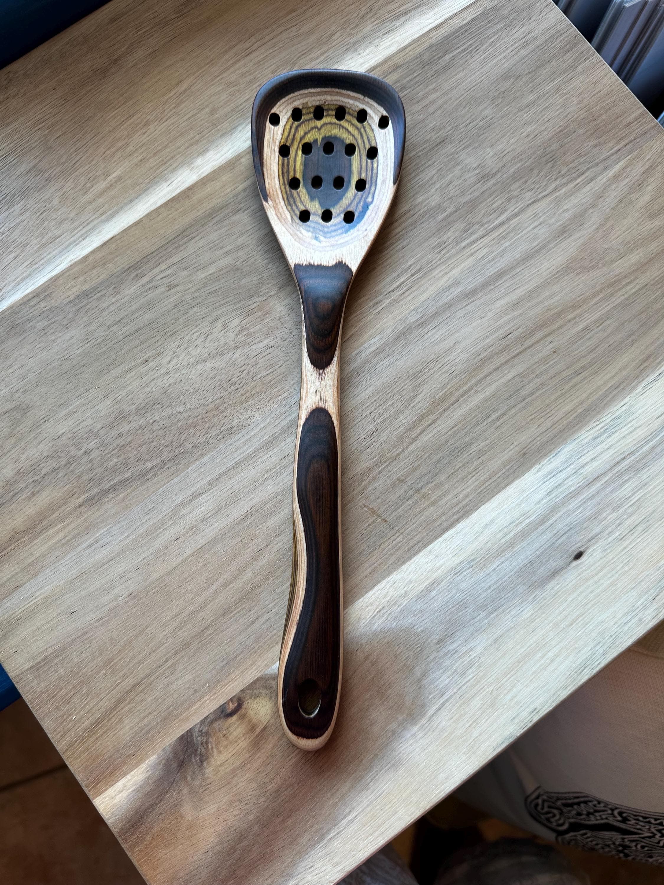 Natural Pakkawood Colorful Kitchen Utensils, Kitchenware, Wooden Spoon ...