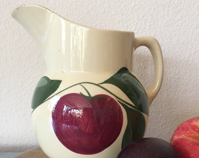 Watt Apple Pitcher 16 Vintage Watt Apple Pitcher Vintage Watt Pottery ...