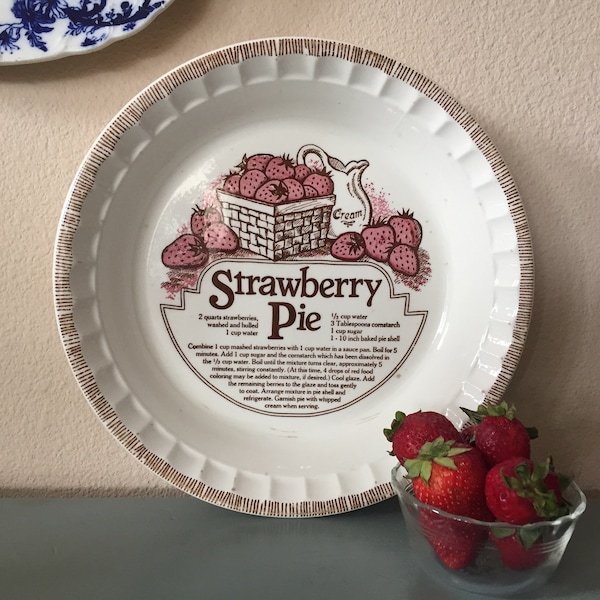 Vintage Pie Plate - Etsy
