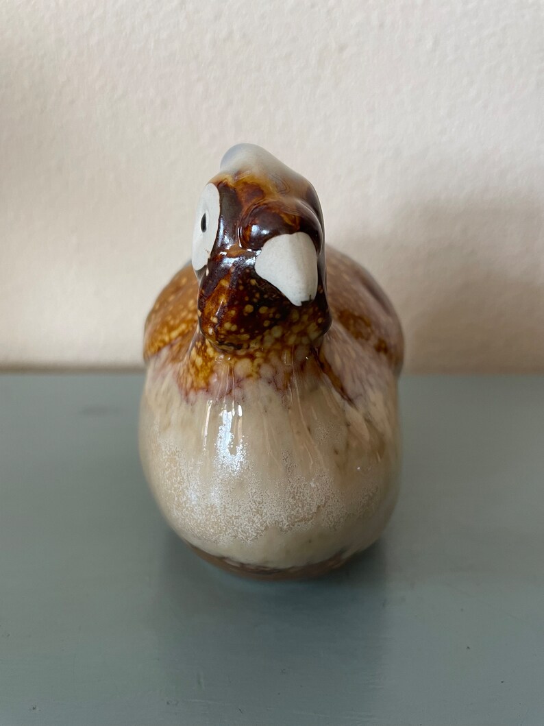 Vintage Quail Figurine Pottery Quail Figurine Whimsical - Etsy