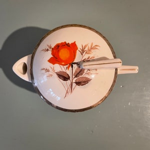 Triumph Vermillion Rose Creamer American Limoges Art Deco Creamer ...