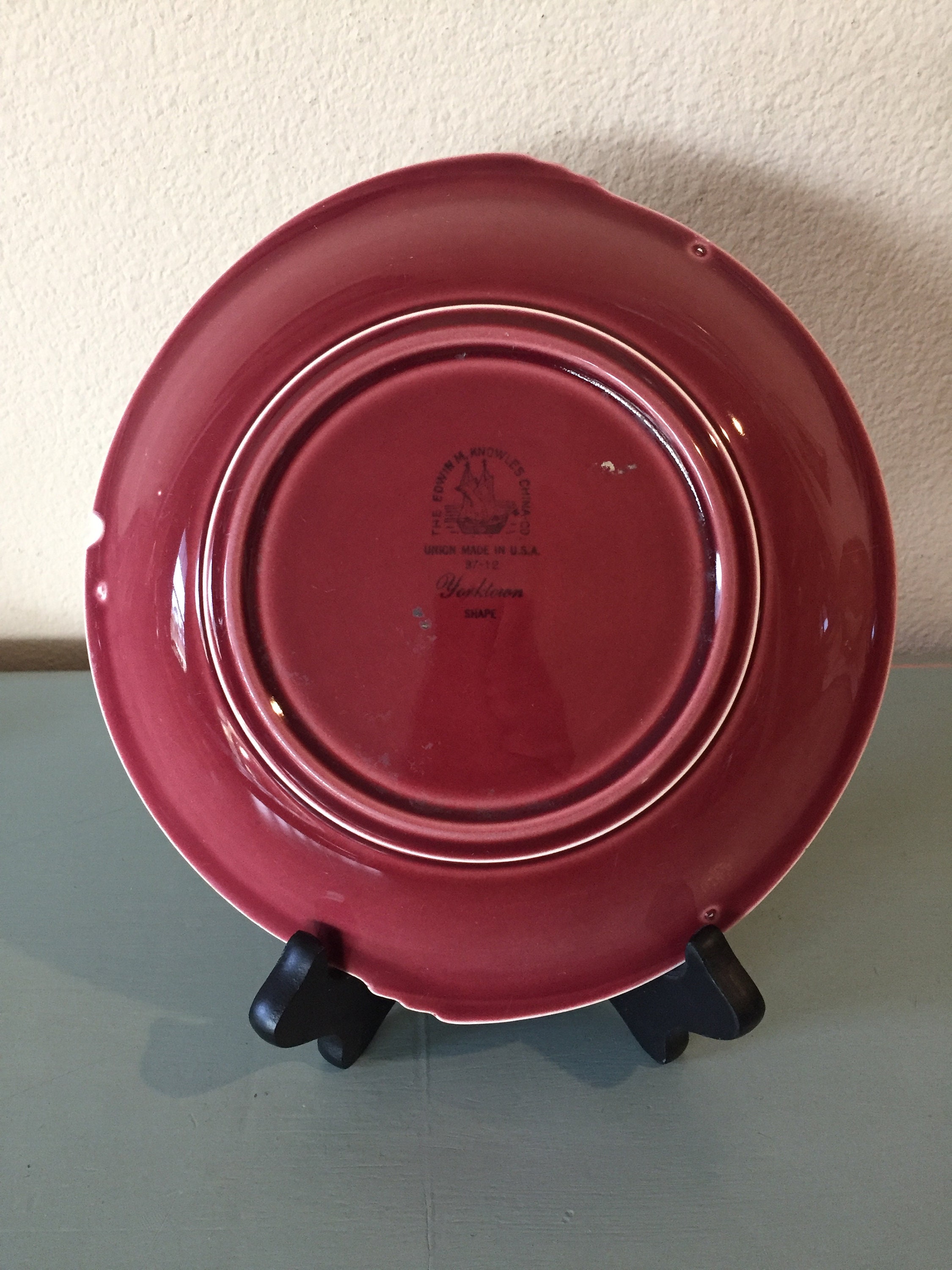 Vintage Art Deco Bowl: Edwin M. Knowles Yorktown China - Etsy