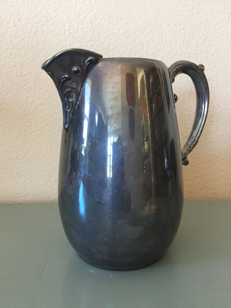 Vintage Wm. Rogers Silverplate Water Pitcher Vintage | Etsy