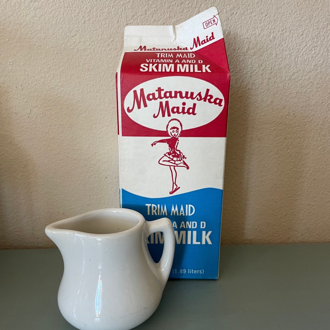 Matanuska Maid Vintage Milk Carton - Palmer, Alaska Vintage Mat Maid ...