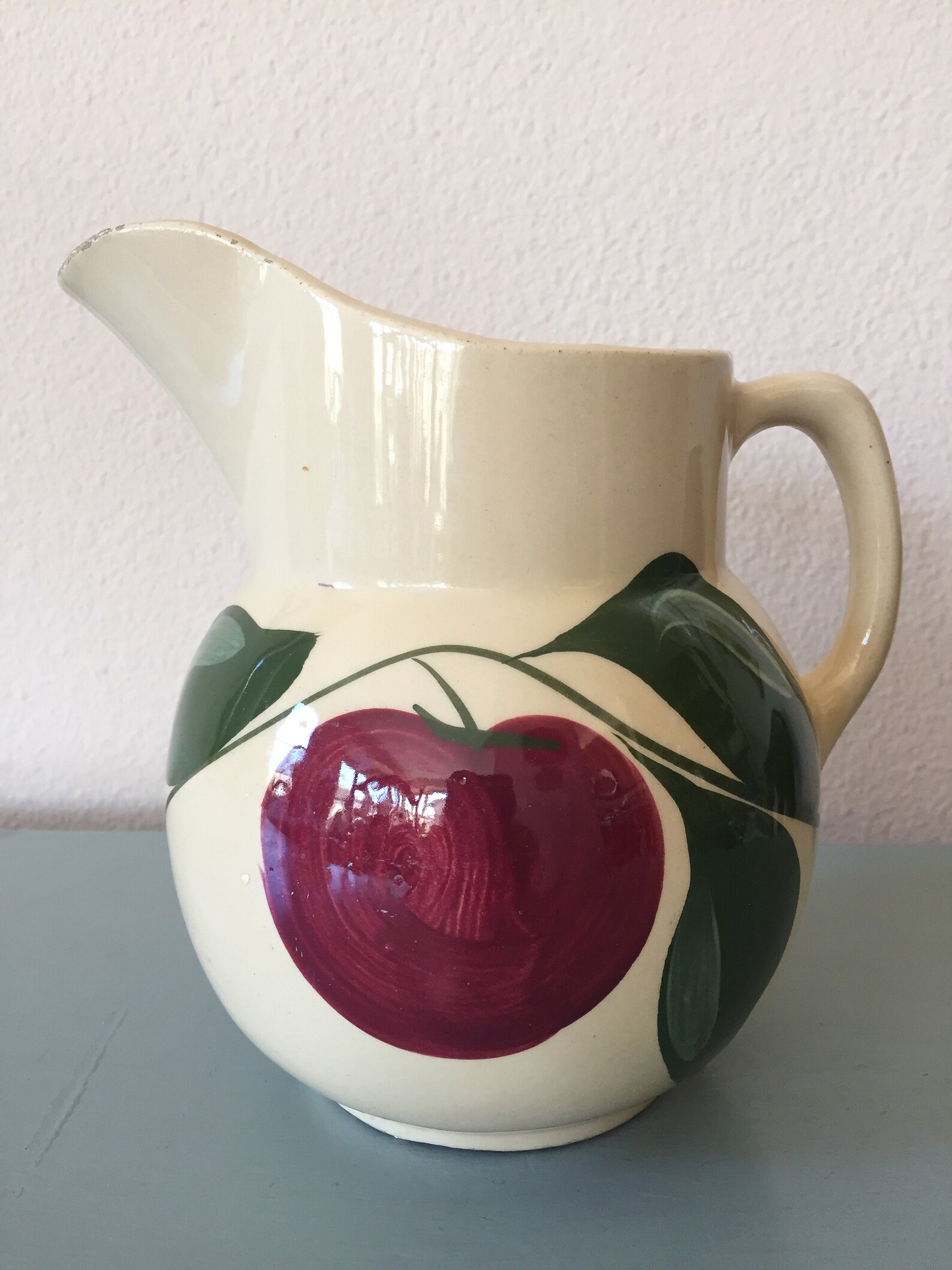 Watt Apple Pitcher 16 Vintage Watt Apple Pitcher Vintage | Etsy