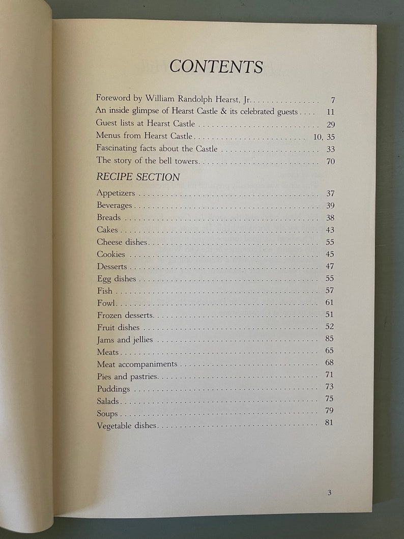 Hearst Castle Cookbook the Enchanted Hill Cookbook - Etsy