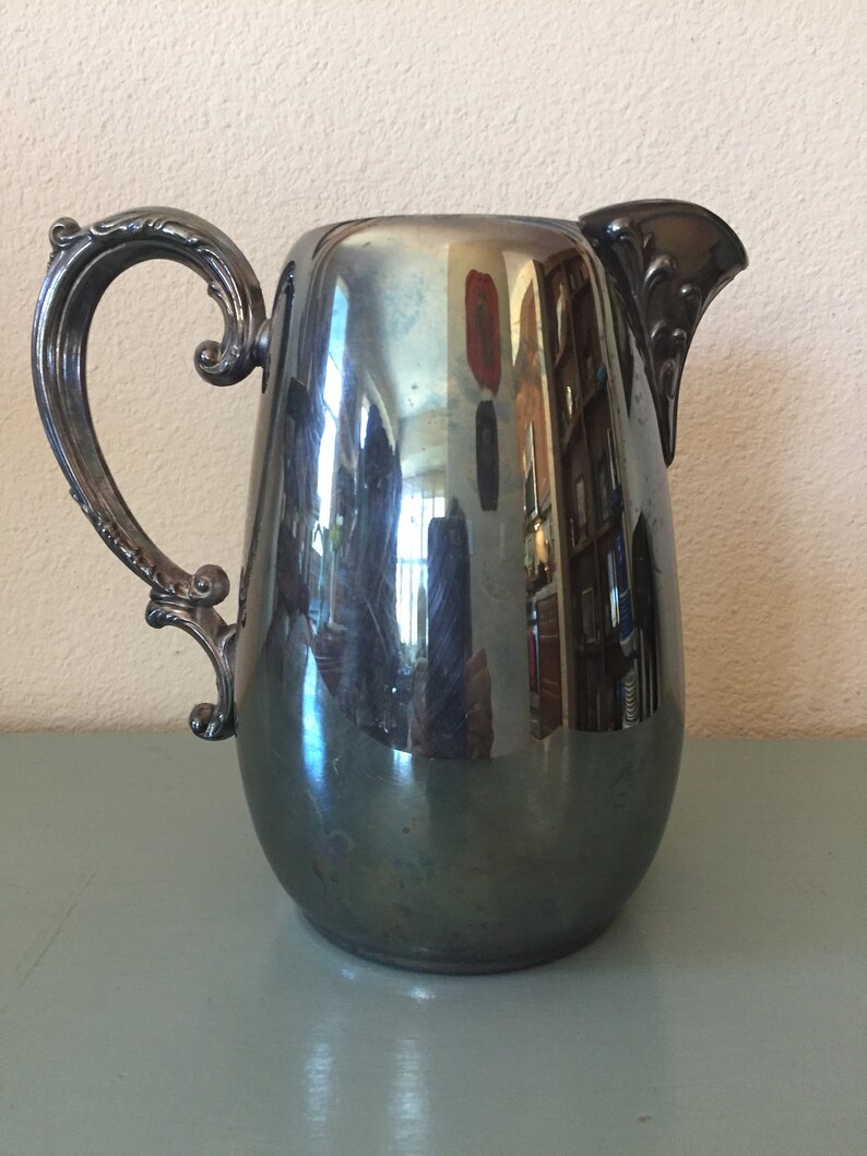 Vintage Wm. Rogers Silverplate Water Pitcher Vintage - Etsy