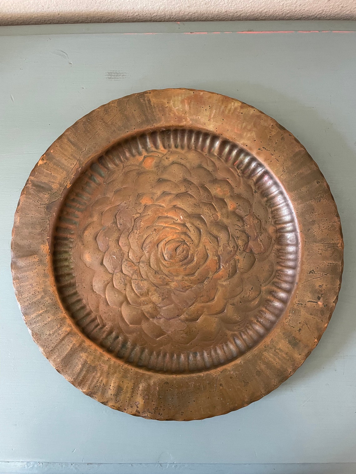 Vintage Copper Tray Hand-made Craftsman Co. Copper Tray - Etsy