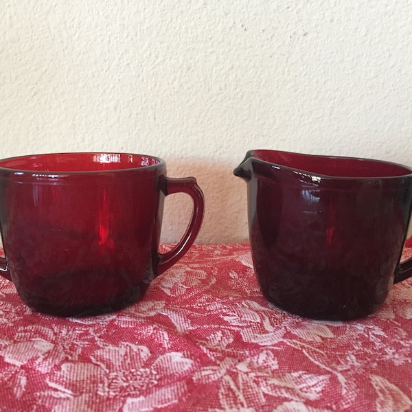 Red Creamer - Etsy
