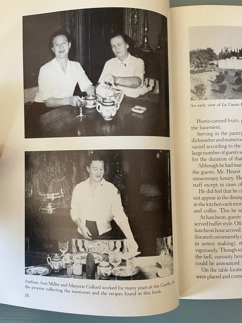 Hearst Castle Cookbook the Enchanted Hill Cookbook - Etsy