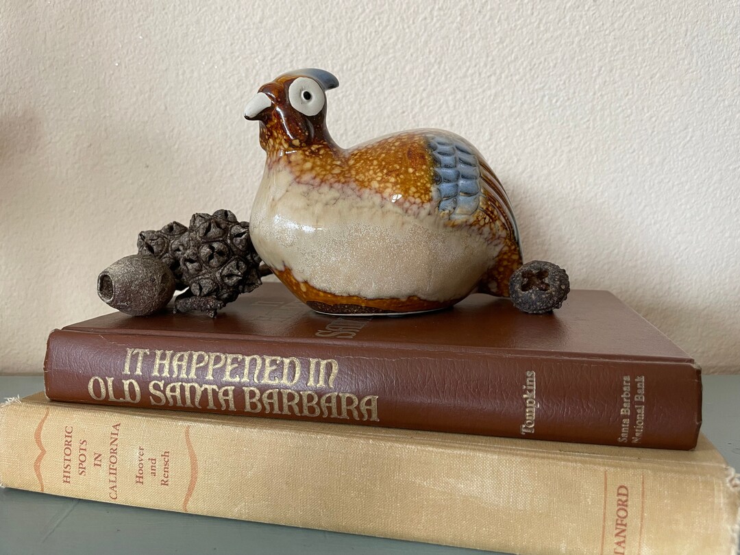 Vintage Quail Figurine Pottery Quail Figurine Whimsical Quail Figurine ...
