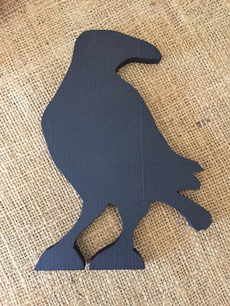 Handmade Reclaimed Wood Crow: Rustic Farmhouse Decor - Etsy