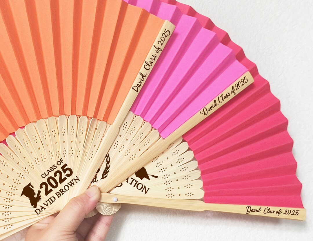 Color Graduation Fan Convocation Party Favor for Guest/paper Hand Fan ...