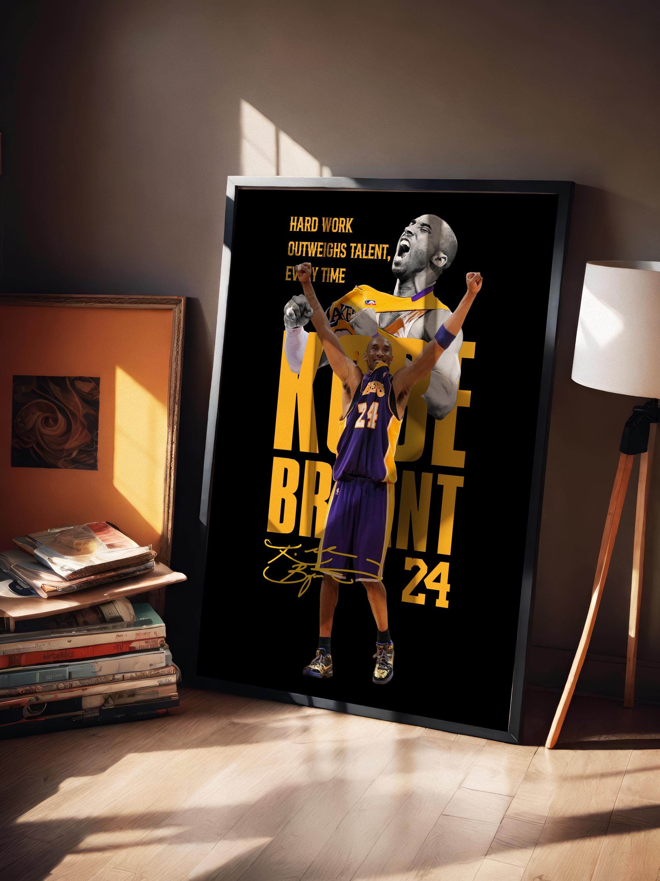 NBA Kobe Bryant Digital Design, (size 11.7x16,5inch PNG, TIFF) for ...