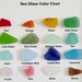 Genuine Sea Glass Chart/10x10 Shadowbox 6x6 Sea Glass Chart/sea Glass ...