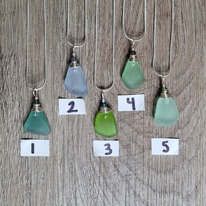 Genuine Sea Glass Pendant/sea Glass Pendant/natural Sea Glass Pendant ...